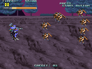 Screenshot of Rohga: Armor Force (Arcade, 1992) - MobyGames