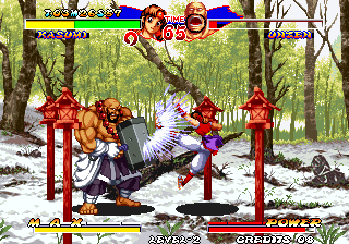 Screenshot of Ninja Master's (Arcade, 1996) - MobyGames