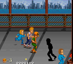 Screenshot of DJ Boy (Arcade, 1989) - MobyGames