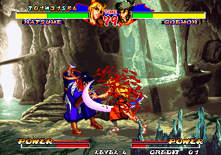 Screenshot of Ninja Master's (Arcade, 1996) - MobyGames