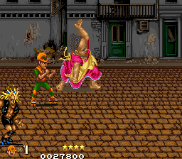 Screenshot of DJ Boy (Arcade, 1989) - MobyGames