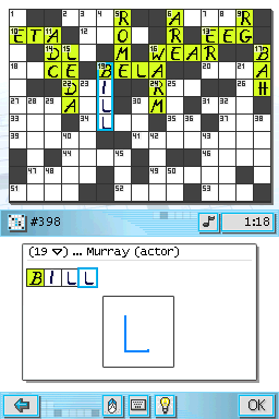 Screenshot of CrossworDS (Nintendo DS, 2007) - MobyGames