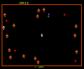 Screenshot of Robotron: 2084 (Arcade, 1982) - MobyGames