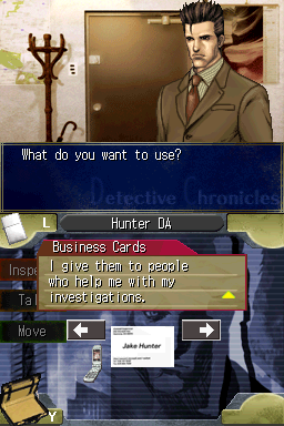 Screenshot of Jake Hunter: Detective Chronicles (Nintendo DS, 2008 ...