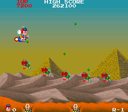 Screenshot of Insector X (Arcade, 1989) - MobyGames