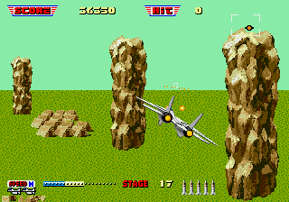 Screenshot of After Burner II (Genesis, 1987) - MobyGames