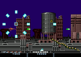 Screenshot of Bio Hazard Battle (Genesis, 1992) - MobyGames