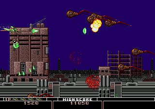 Screenshot of Bio Hazard Battle (Genesis, 1992) - MobyGames