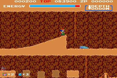 Screenshot of Spelunker (Arcade, 1983) - MobyGames
