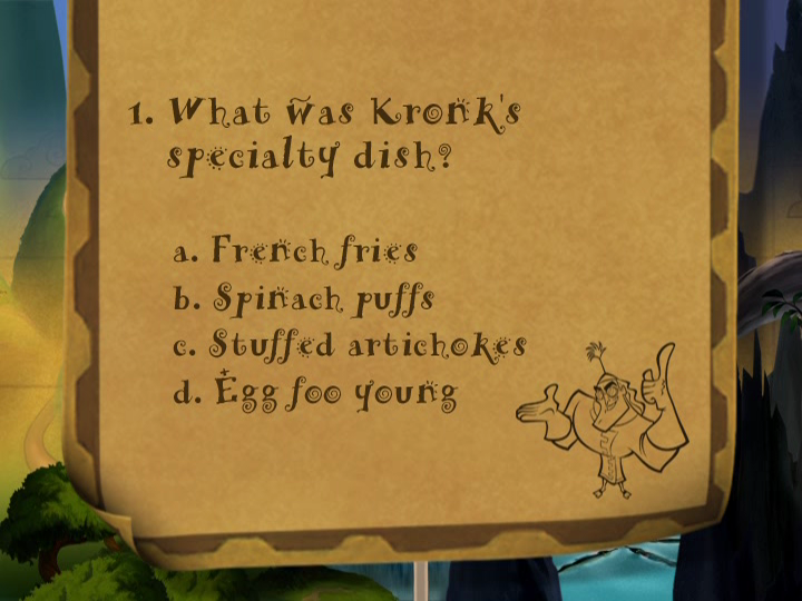 Screenshot of The Emperor's New Groove (included game) (DVD Player ...