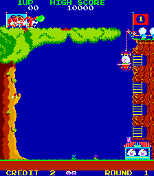 Screenshot of Pooyan (Arcade, 1982) - MobyGames