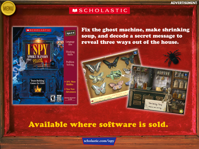 Screenshot of I Spy Mini-Games (Windows, 2005) - MobyGames