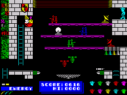 Screenshot of Dynamite Dan (ZX Spectrum, 1985) - MobyGames