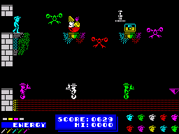 Screenshot of Dynamite Dan (ZX Spectrum, 1985) - MobyGames