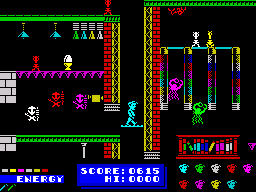Screenshot of Dynamite Dan (ZX Spectrum, 1985) - MobyGames