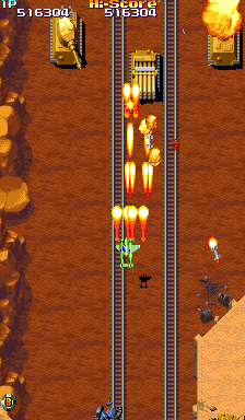 Screenshot of 19XX: The War Against Destiny (Arcade, 1996) - MobyGames