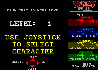 Screenshot of Gauntlet II (Arcade, 1986) - MobyGames