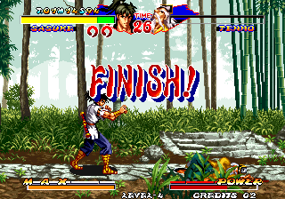 Screenshot of Ninja Master's (Arcade, 1996) - MobyGames