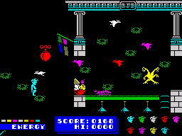 Screenshot of Dynamite Dan (ZX Spectrum, 1985) - MobyGames