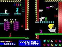 Screenshot of Dynamite Dan (ZX Spectrum, 1985) - MobyGames