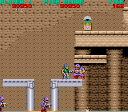 Screenshot of Bionic Commando (Arcade, 1987) - MobyGames
