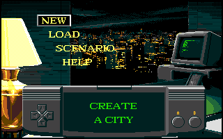 Screenshot of SimCity (CDTV, 1989) - MobyGames
