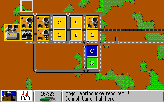 Screenshot of SimCity (CDTV, 1989) - MobyGames