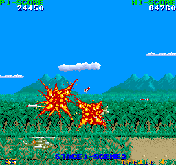Screenshot of Cobra Command (Arcade, 1988) - MobyGames