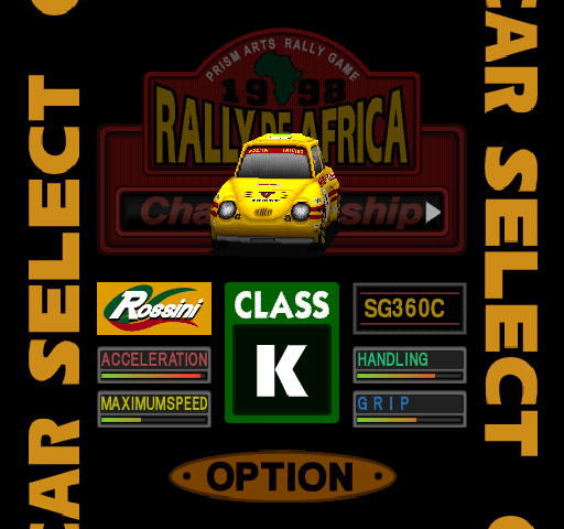 Screenshot of Rally de Africa (PlayStation, 1998) - MobyGames