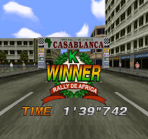 Screenshot of Rally de Africa (PlayStation, 1998) - MobyGames