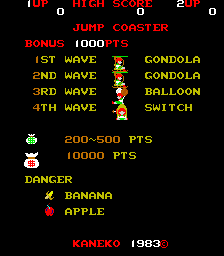 Jump Coaster (1983) - MobyGames