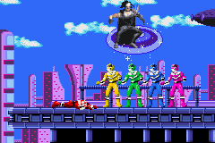 Screenshot of Saban's Power Rangers: Time Force (Game Boy Advance, 2001 ...