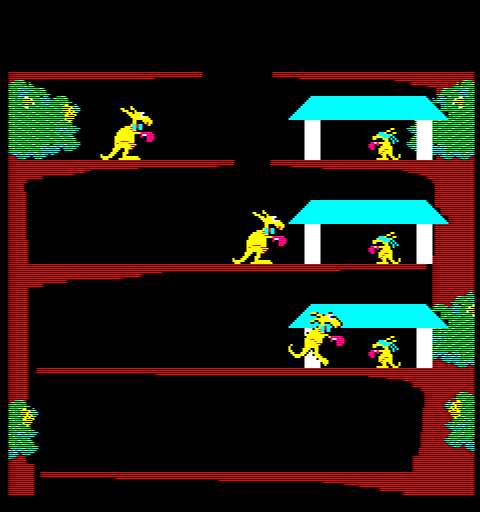 Screenshot of Kangaroo (Arcade, 1982) - MobyGames