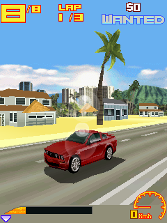 Screenshot of Asphalt 3 3D: Street Rules (J2ME, 2007) - MobyGames