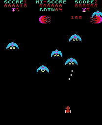 Screenshot of Phoenix (Arcade, 1980) - MobyGames
