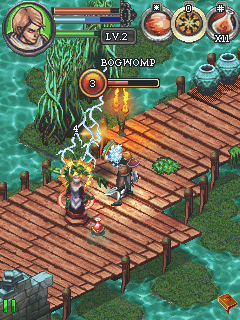 Screenshot of Dungeon Hunter III (J2ME, 2011) - MobyGames