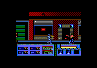 Screenshot of RoboCop (Amstrad CPC, 1988) - MobyGames