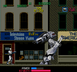 Screenshot of RoboCop (Arcade, 1988) - MobyGames