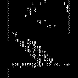 Screenshot of Killerbot (Ohio Scientific, 1979) - MobyGames