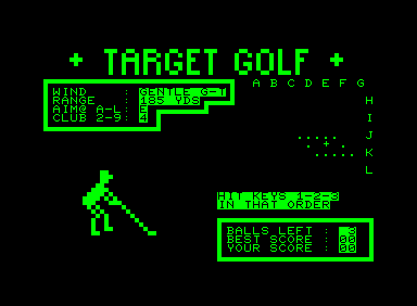 Target Golf (1980) - MobyGames