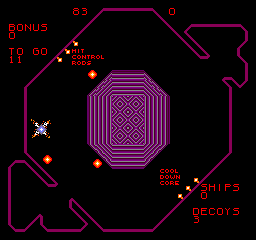 Screenshot of Reactor (Arcade, 1982) - MobyGames
