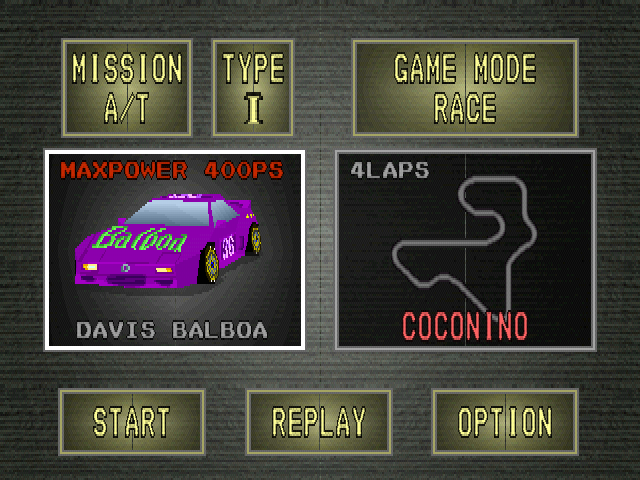 Screenshot of Circuit Beat (PlayStation, 1996) - MobyGames