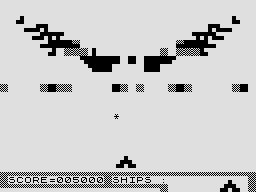 Screenshot of Invasion Force (ZX81, 1982) - MobyGames