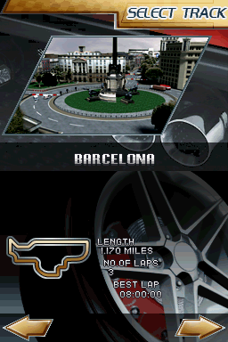 Screenshot of Corvette Evolution GT (Nintendo DS, 2008) - MobyGames