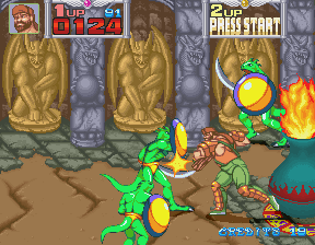 Screenshot of Metamorphic Force (Arcade, 1993) - MobyGames