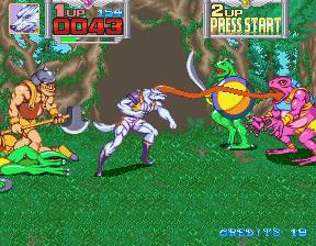 Screenshot of Metamorphic Force (Arcade, 1993) - MobyGames