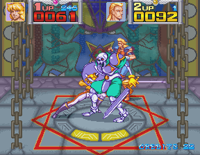 Screenshot of Metamorphic Force (Arcade, 1993) - MobyGames