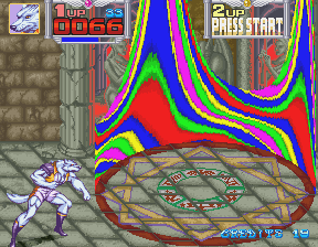 Screenshot of Metamorphic Force (Arcade, 1993) - MobyGames