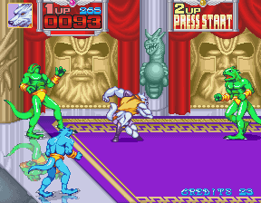 Screenshot of Metamorphic Force (Arcade, 1993) - MobyGames