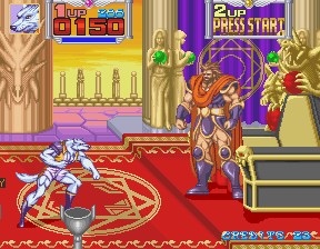 Screenshot of Metamorphic Force (Arcade, 1993) - MobyGames